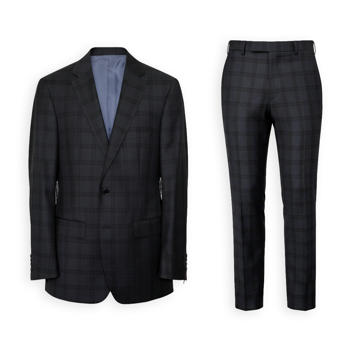 Shop ENZO Men’s Suits in CHOCOLATE Plaid | C|S Menswear